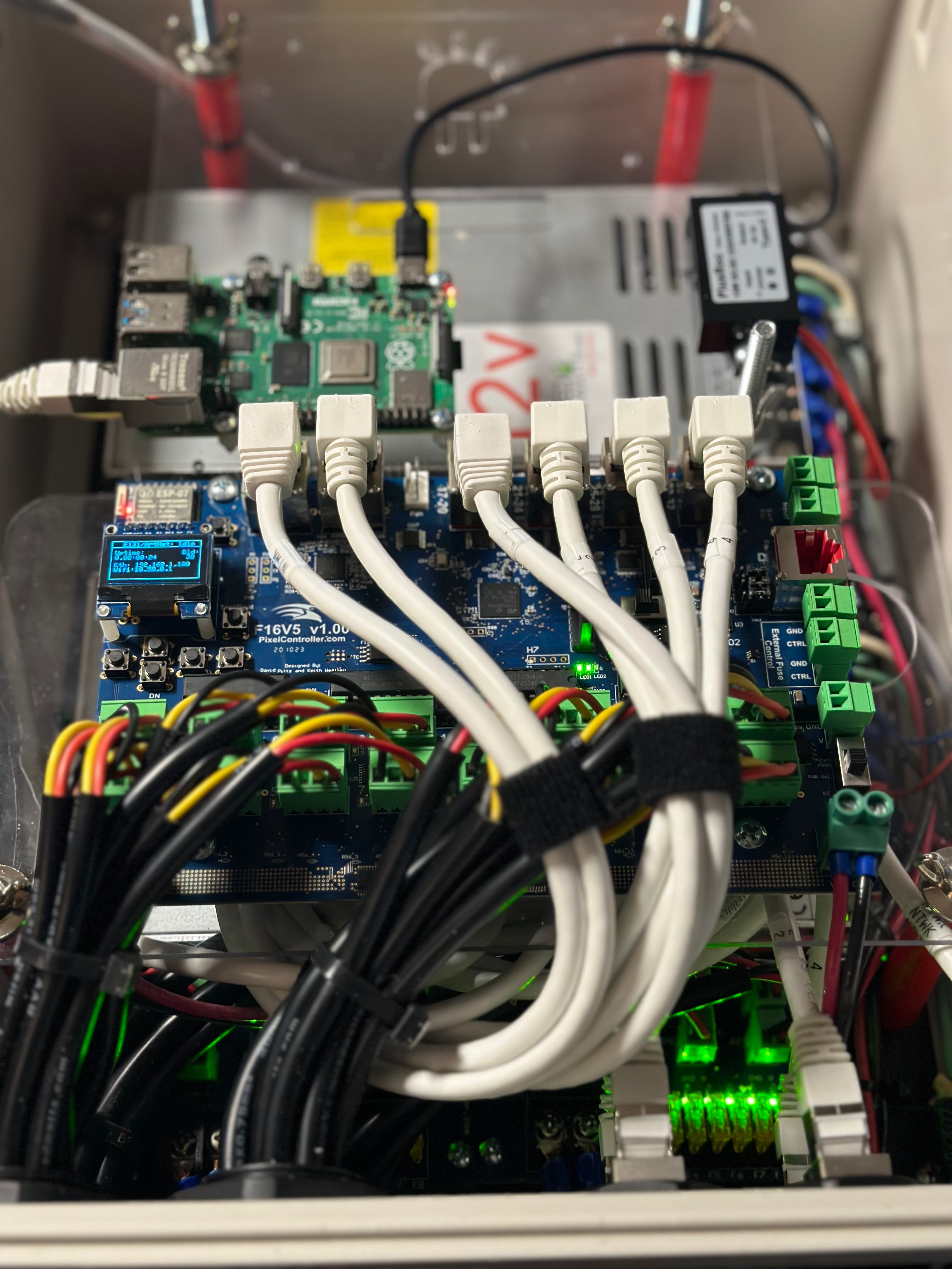 F16V5 Pixel Controller – Holiday Lighting Controller