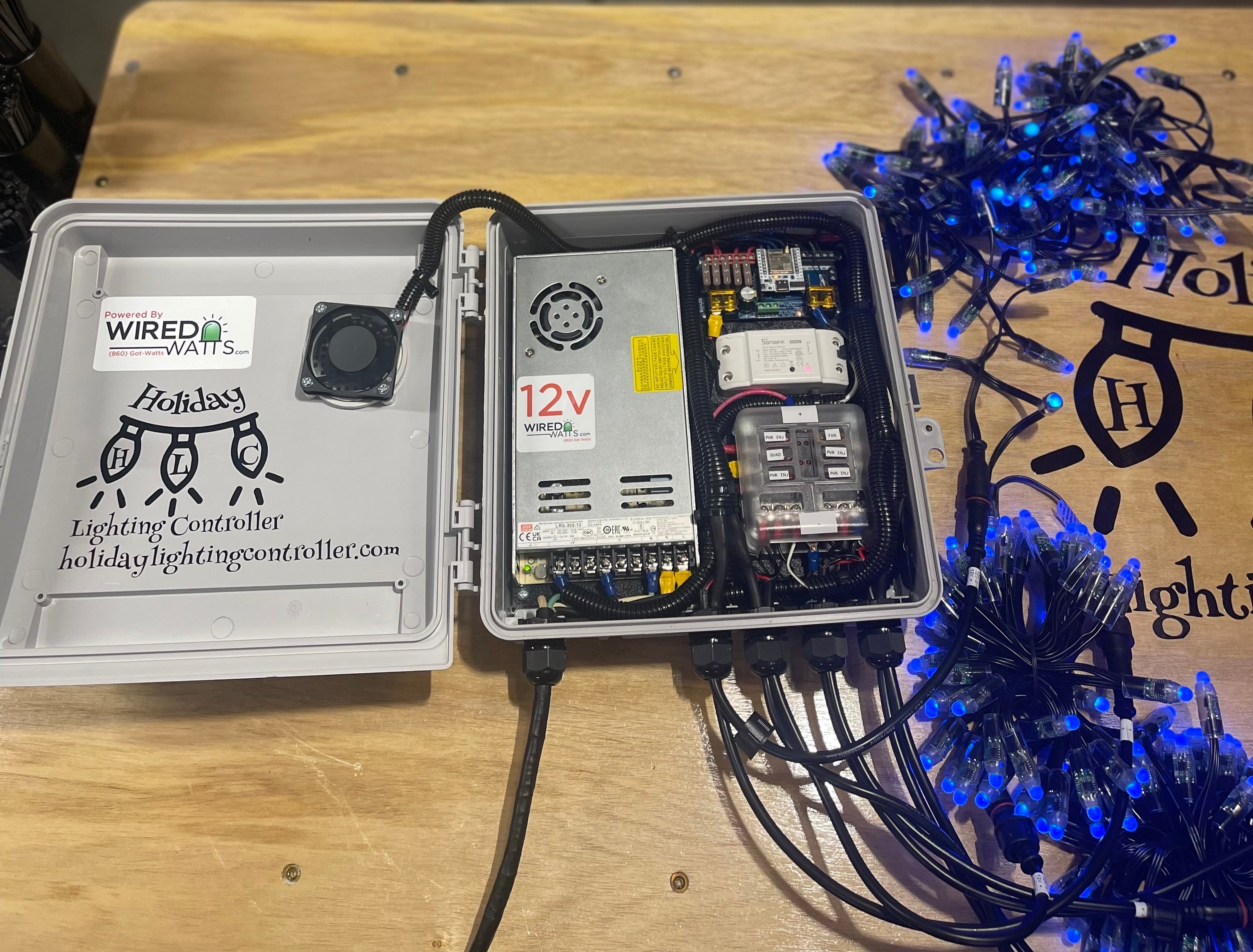 Dig-Quad 4 Channel WiFi Controller – Holiday Lighting Controller