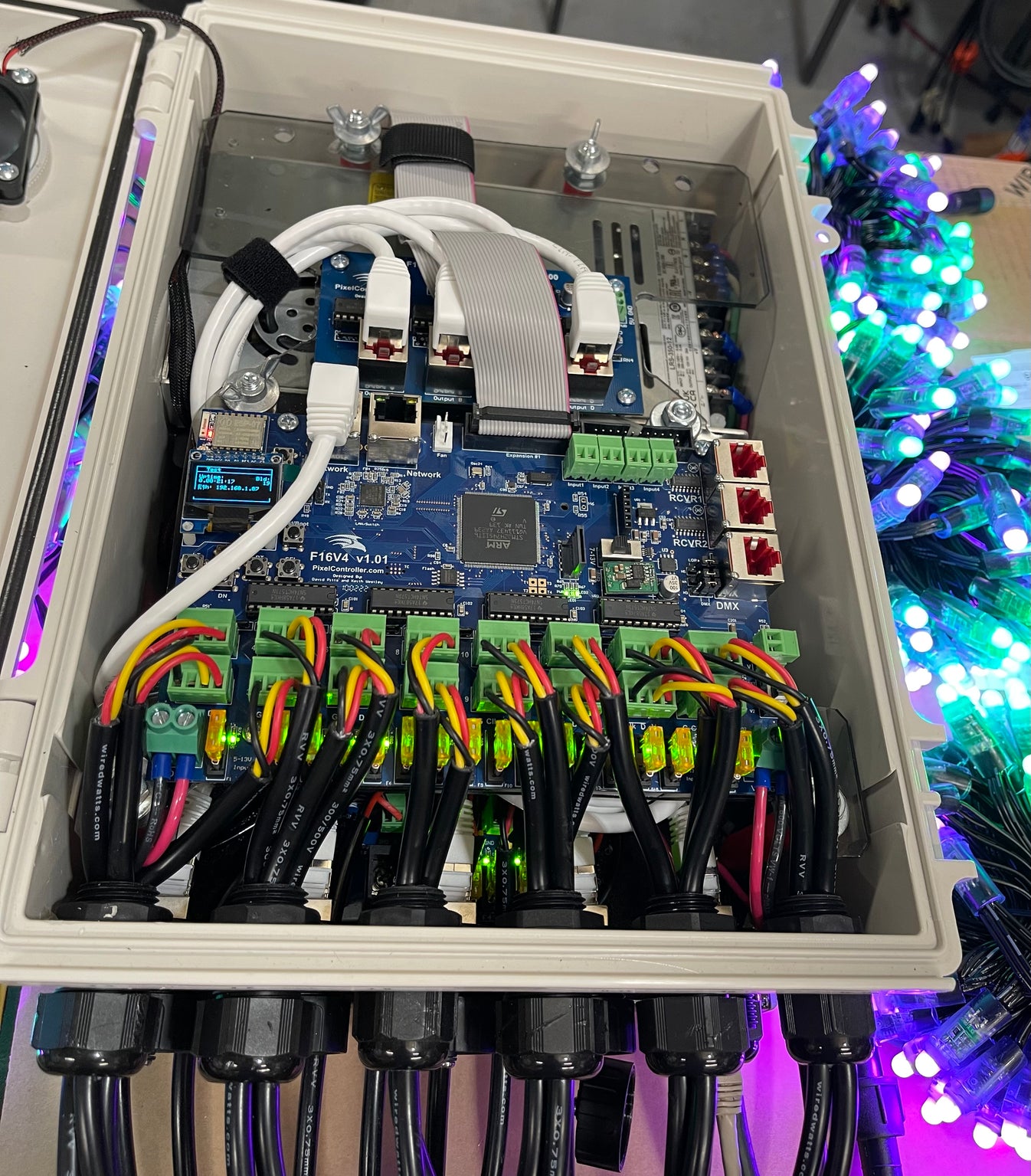 F16V4 Pixel Controller – Holiday Lighting Controller