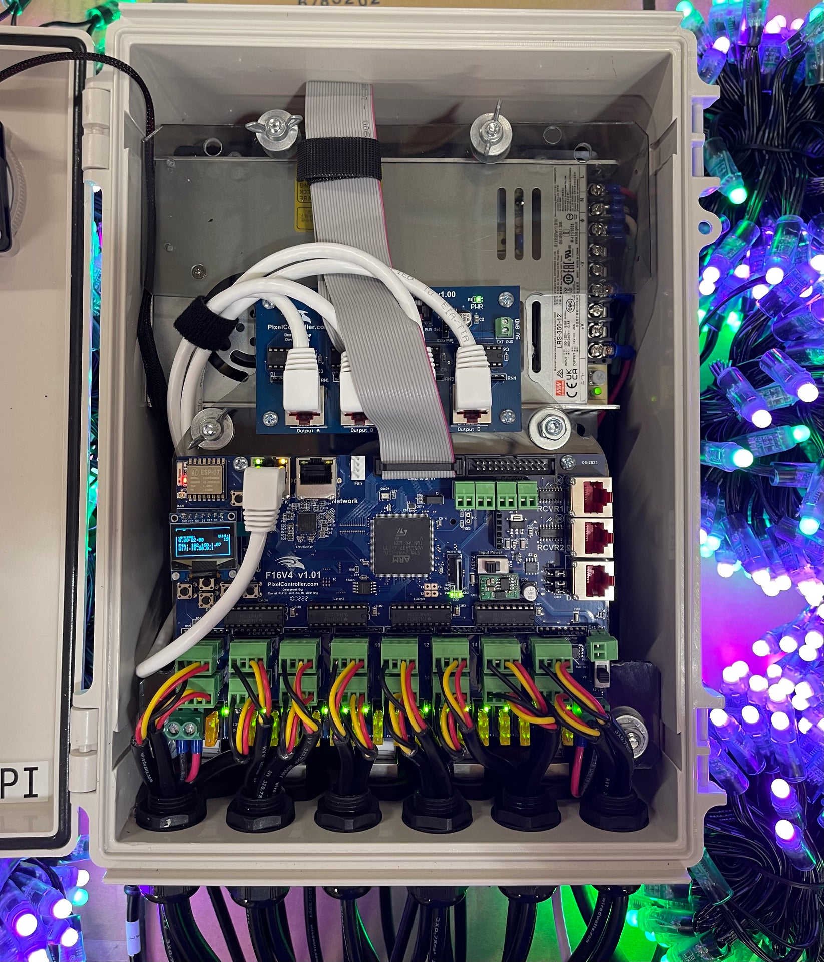 F16V4 Pixel Controller – Holiday Lighting Controller